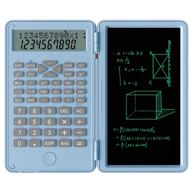 SCIENTIFIC CALCULATORS, 12-DIGIT LCD Display with Erasable Writing ...