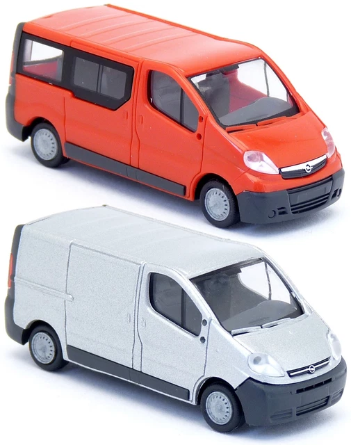 RIETZE - OPEL Vivaro Bus Transporter -- au choix modèles réduits de voitures 1:87 H0 EUR 12,90 ...