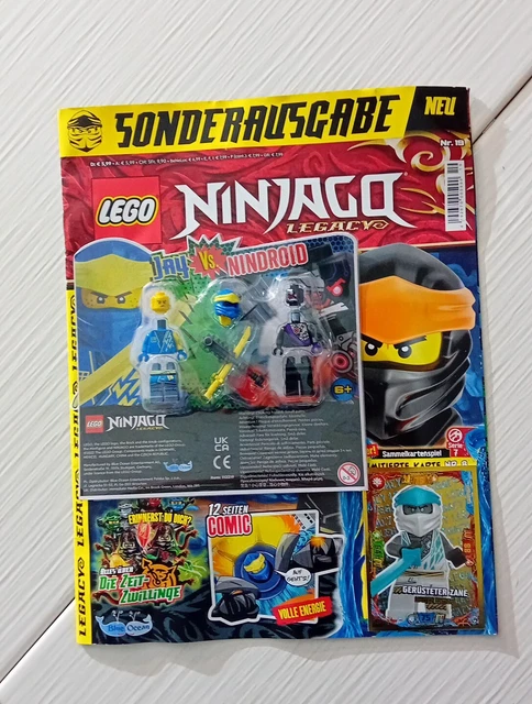 LEGO NINJAGO, 2 MINIFIGURES, JAY VS NINDROID Magazine Magazine #19 £6. ...