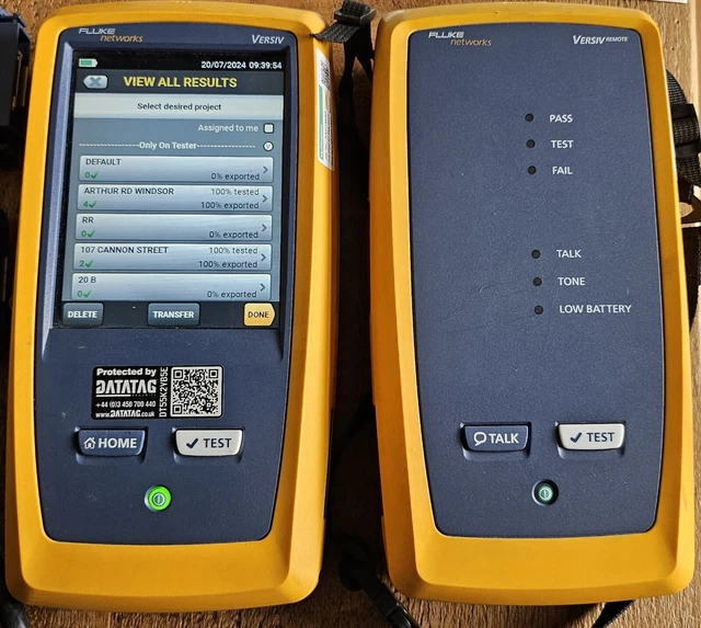FLUKE VERSIV DSX8000 Cable Certifier £5,150.00 - PicClick UK