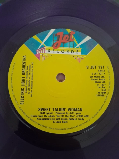 ELECTRIC LIGHT ORCHESTRA - Sweet talkin woman/Bluebird is dead on Jet ...