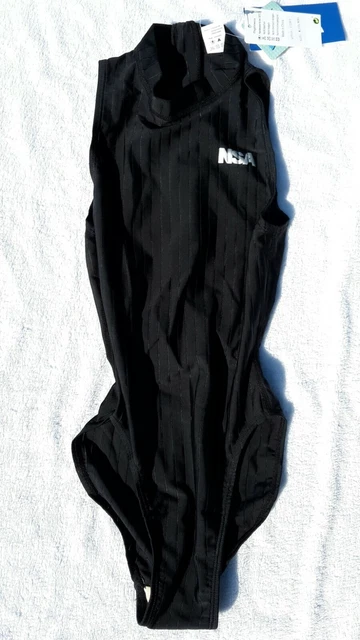 NSA WETTKAMPF HYDRASUIT Glanz BADEANZUG NEU Swimsuit RRV Zipper High Gr ...