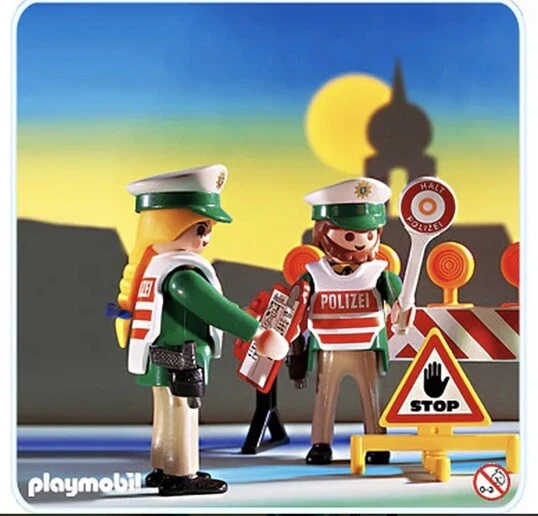 PLAYMOBIL 3905 POLIZEI Verkehrskontrolle Komplett Mit Anleitung EUR 6 ...