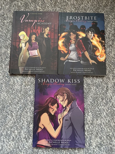 VAMPIRE ACADEMY, FROSTBITE & Shadow Kiss (RARE) Novels Richelle Mead ...