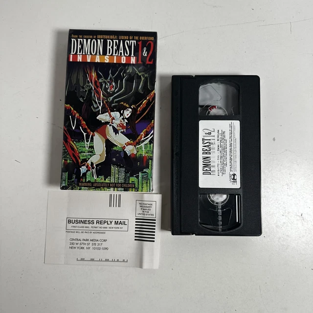 DEMON BEAST INVASION 1 & 2 (Manga series) Japanese Erotic Horror Anime ...