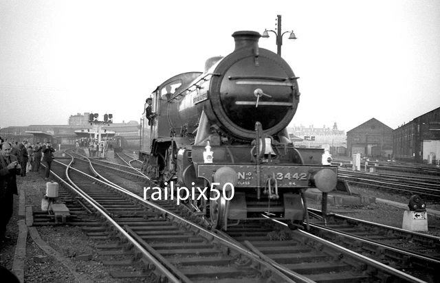 ORIGINAL RAILWAY NEGATIVE 6.47 LNER class K4 steam loco at York station ...