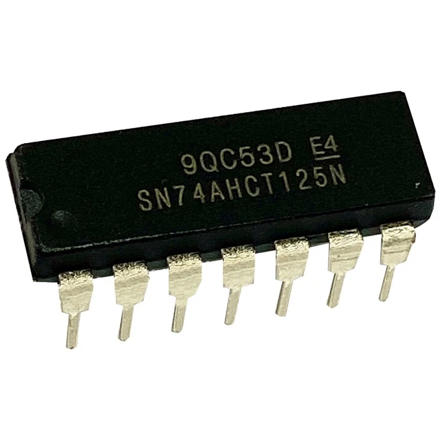 SN74AHCT125N 74AHCT125 BUS Buffer Gates with 3-State IC DIP-14 (Pack of ...