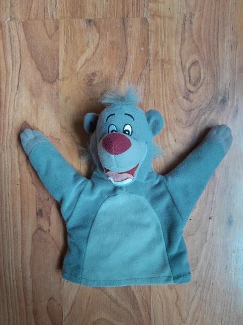 GENUINE WALT DISNEY Baloo Jungle Book Childs Hand Puppet Plush Toy Soft ...