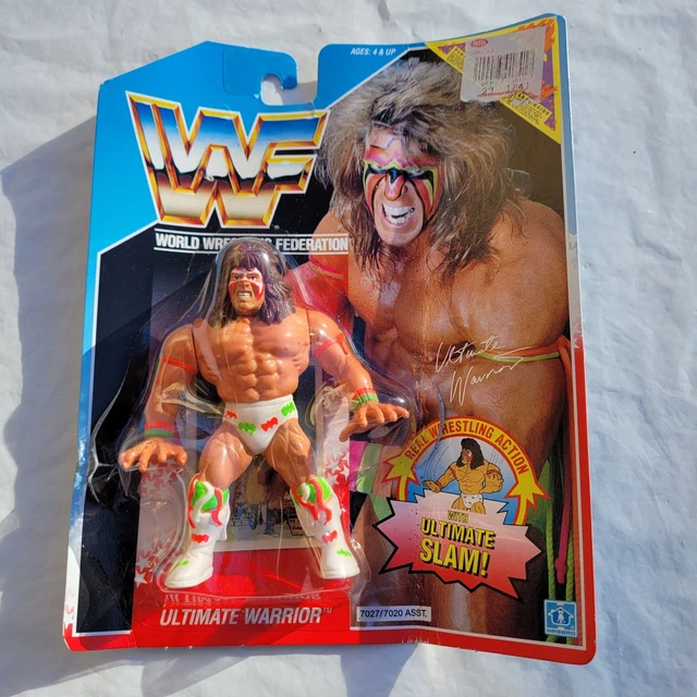 FIGURINE ARTICULÉE ULTIMATE Warrior Wrestling Series 1990 Hasbro WWF ...