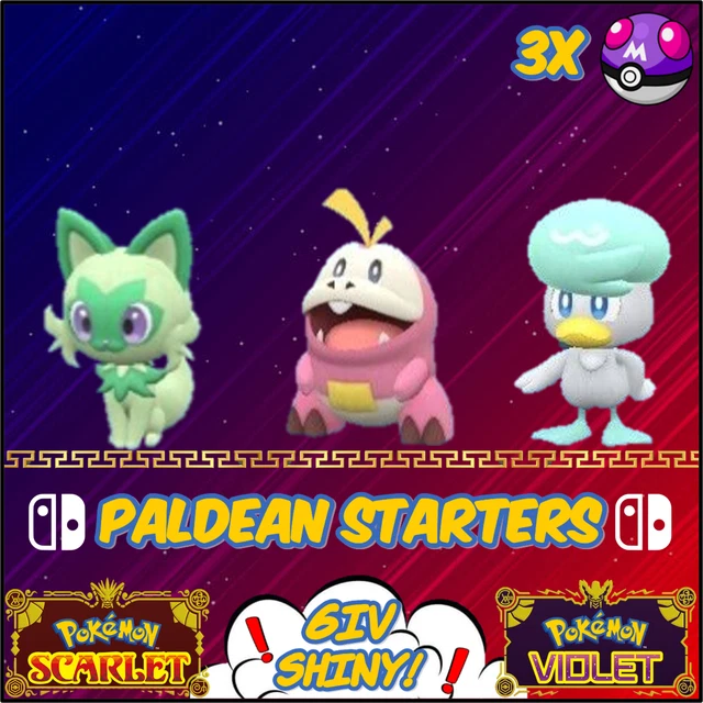 Pokemon Scarlet Violet Starters FOR SALE! - PicClick UK