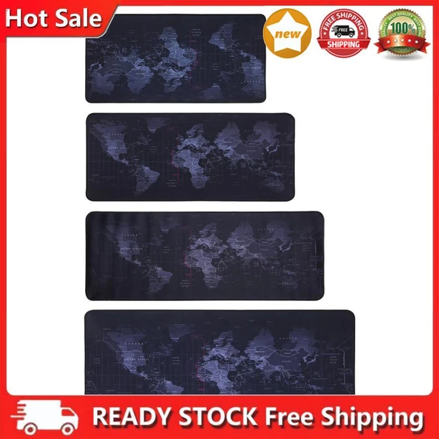 LARGE MOUSE PAD World Map Gamer Big Mouse Mat Gaming Mouse Pad Computer ...