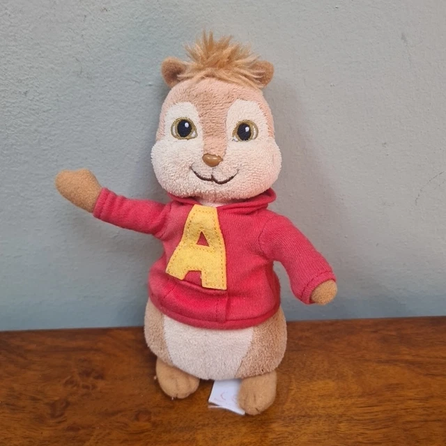 TY SMALL ALVIN And The Chipmunk 6" Chipmunk Plush Beanie Soft Toy $19. ...