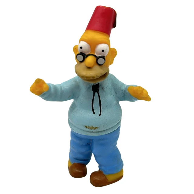 THE SIMPSONS VINTAGE Fox 2001 Burger King Grandpa Abe Simpson Figure £7 ...