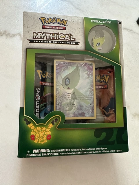 SEALED POKEMON CELEBI Mythical Collection 20th Anniversary Box ...