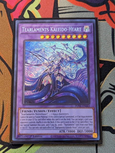 YU-GI-OH! TCG TEARLAMENTS Kaleido-Heart Power of the Elements POTE ...