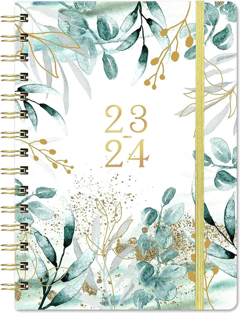 PLANNER 2023-2024 - Weekly Monthly 2023-2024, July 2023 - June White ...