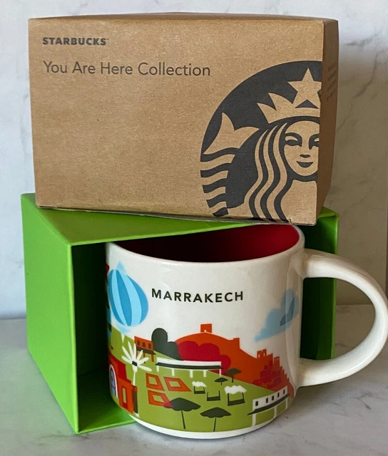 NEW STARBUCKS LIMITED Edition Marrakech Morocco Ceramic Mug Cup You Are ...