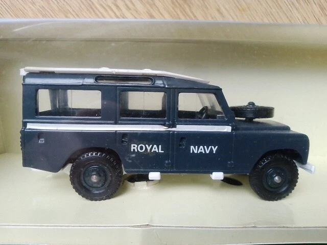 SOLIDO ROYAL NAVY Land Rover Station Wagon LWB S111 Scale 1:43 Green ...