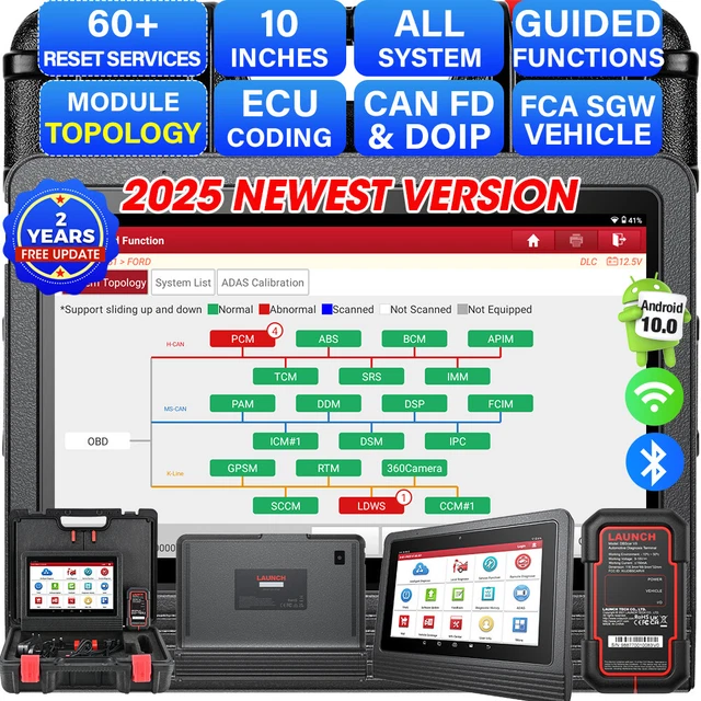 2025 LAUNCH X431 PRO3S+ PRO5 KFZ OBD2 Diagnosegerät Profi BT Scanner ...