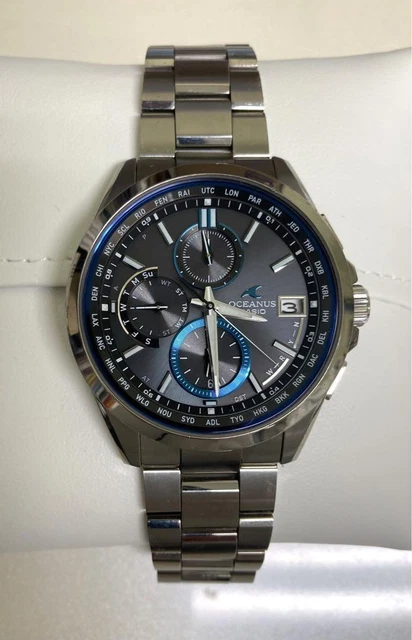 OROLOGIO CASIO OCEANUS Onda Radio Solare OCW-T2600-1AJF Usato in Giappone EUR 346,64 - PicClick IT