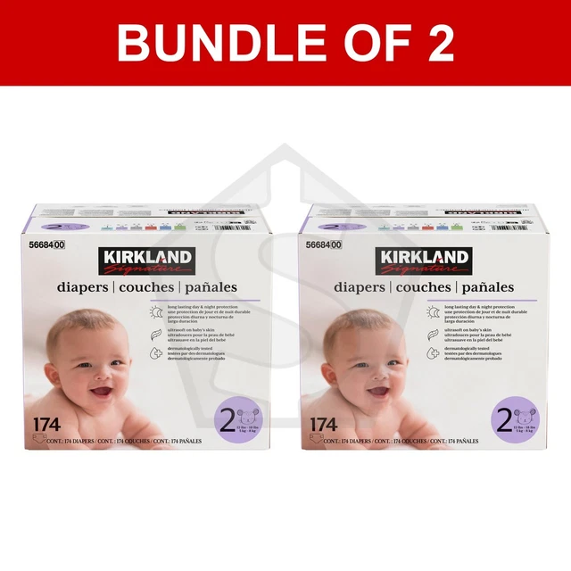 BUNDLE OF 2 - K-S Diapers, Size 5 $196.13 - PicClick CA