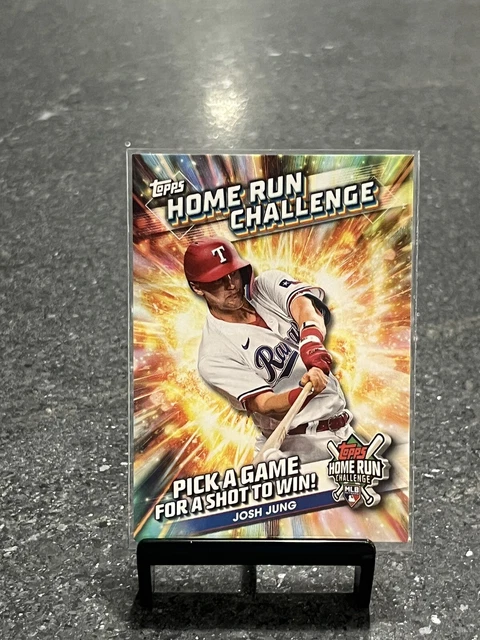 JOSH JUNG HOME Run Challenge 2024 Topps Series 1 HRC-26 Texas Rangers EUR 1,96 - PicClick IT