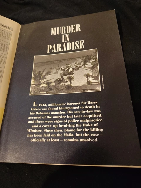 MURDER CASEBOOK MAGAZINE Issue 34 Sir Harry Oakes £2.24 - PicClick UK
