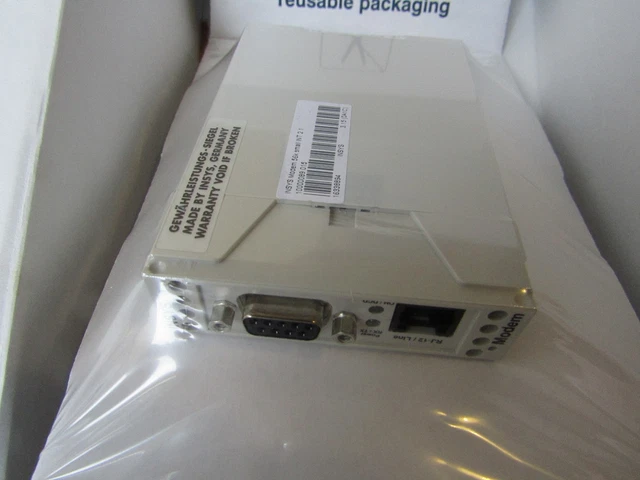 INSYS MICRO PLC I/O Modulo 10-32 Vdc Industriale Pstn 56k Modem H7BR ...