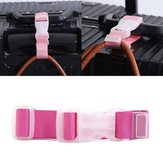 ADJUSTABLE SUITCASE STRAP Nylon Lanyard Luggage Belt For Safe Item ...