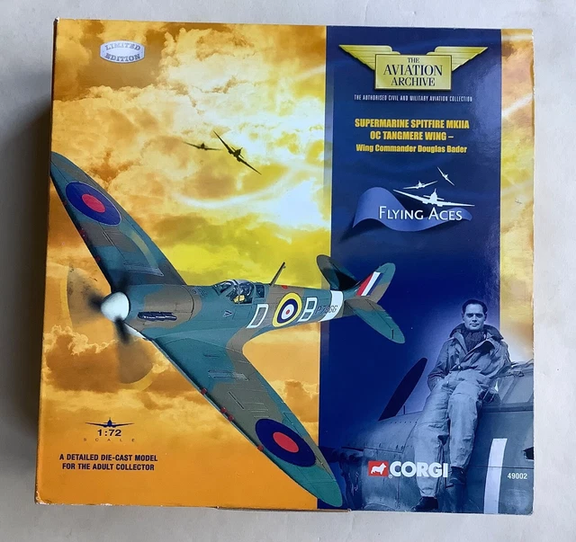 CORGI AVIATION 1:72 Supermarine Spitfire Mk11A Tangmere Wing Douglas ...