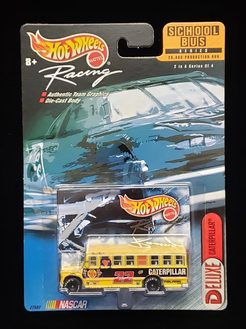 HOT WHEELS RACING School Bus Series Deluxe Caterpillar #22 2 de 4 ...