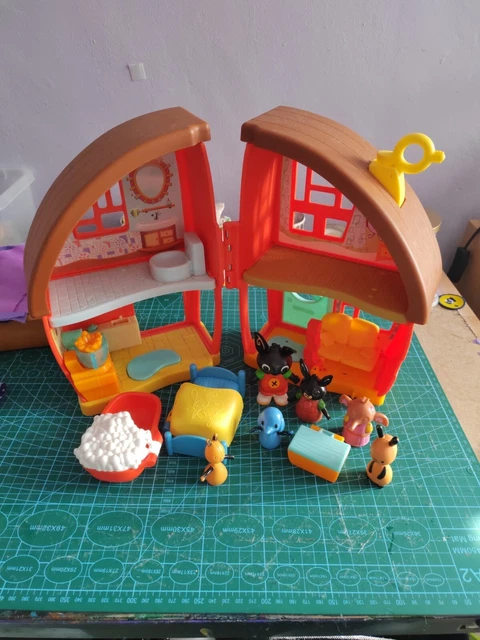 BING BUNNY HOUSE Set 2014 🐰CBeebies Bed Bath Toy Box Sofa With Extra ...