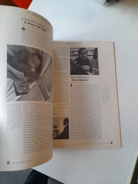 CAHIERS DU CINÉMA n 433 Alain delon Godard 1990 Cannes Warhol Cage EUR ...