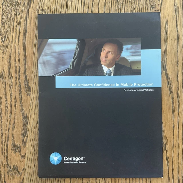 2009 CENTIGON CARAT Duchatelet Armoured S Class Jaguar Toyota A8 Guard ...