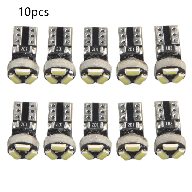 HIGH PERFORMANCE T5 LED Dashboard Bulb 10x 3 SMD Universal Fitment ...