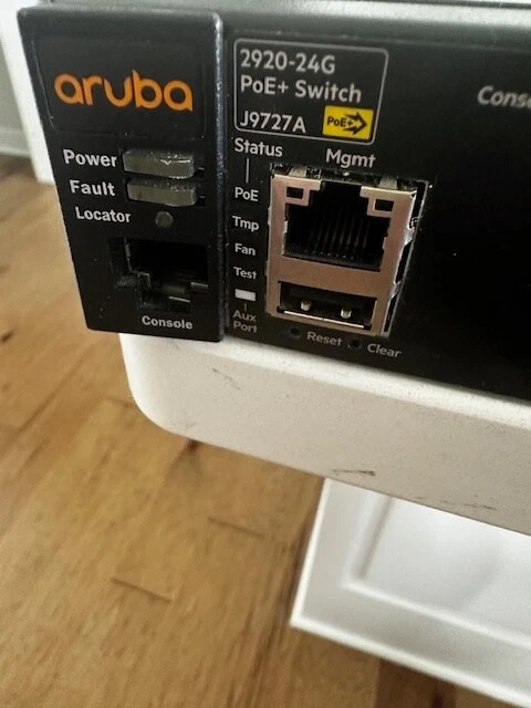 HPE/ARUBA J9727A 2920-24G POE+ switch L2 rete gestita 24 porte 4xSFP ...