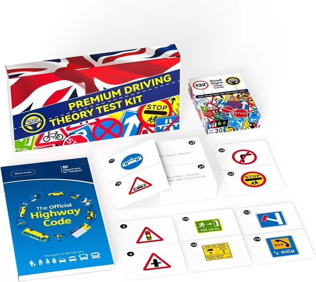 DRIVING THEORY TEST 2024 Kit:The Highway Code 2024 UK+132 Road Signs ...