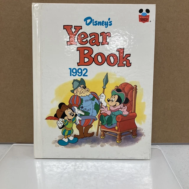 VINTAGE DISNEY'S YEAR Book 1992 Yearbook Walt Disney Wonderful World of ...