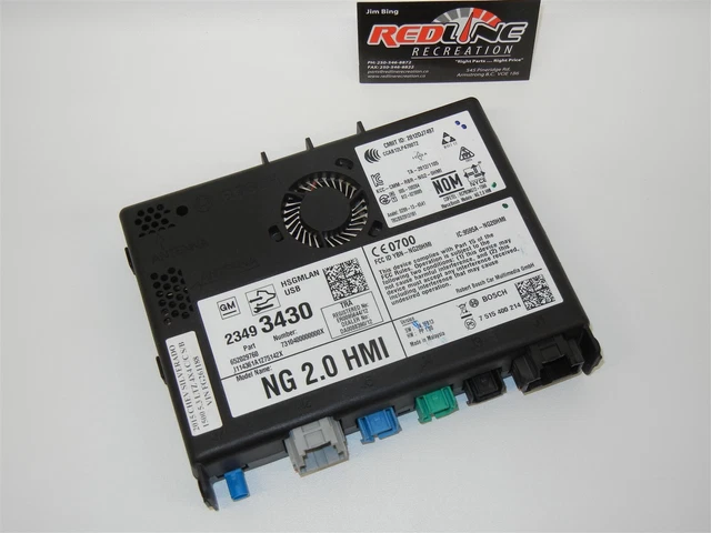 GM CHEVY CADILLAC HMI 2.0 Human Machine Interface Module 23493430 OEM ...