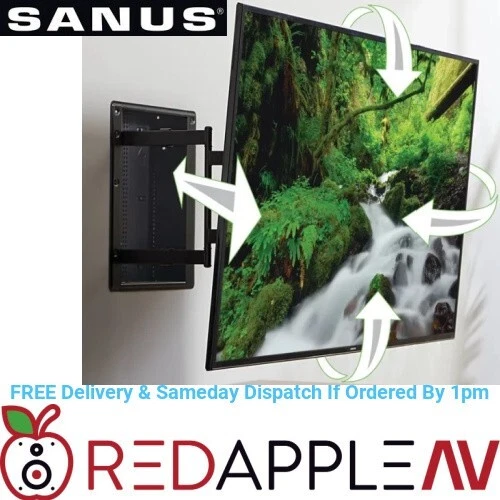 SANUS VIWLF128 PREMIUM Large In-Wall Full-Motion Mount for TVs 42"-85 ...