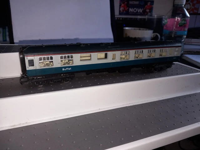 HORNBY OO GAUGE Intercity Buffet Coach Silver Window Frames £5.45 ...