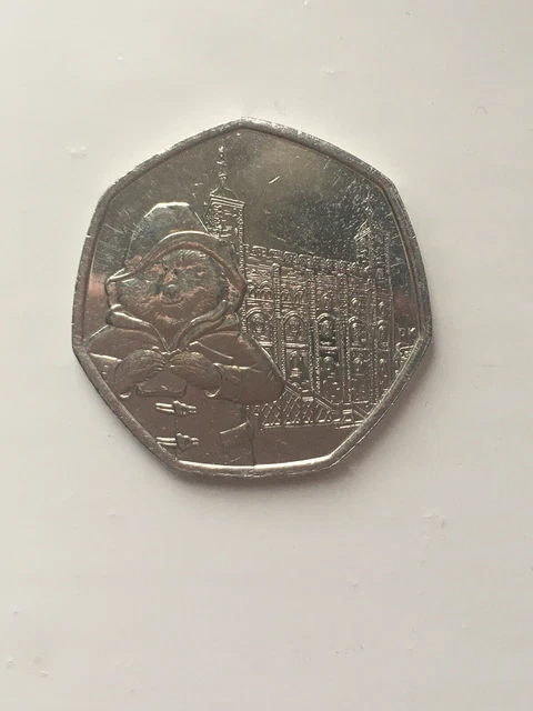PADDINGTON BEAR AT The Tower Of London Rare 50p Fifty Pence Piece 2019 ...