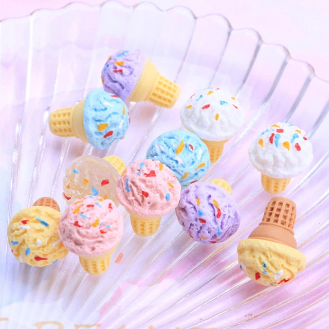 24PCS MINI ICE Creams Food Play Model Simulation Ice Cream Model Mini ...