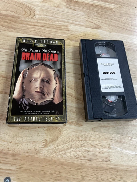 BRAIN DEAD VHS Screener Copy Bill Pullman Bill Paxton horror movie tape ...
