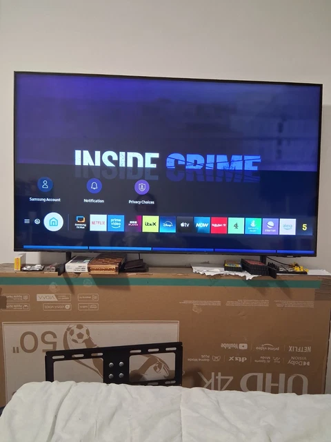 SAMSUNG 50 INCH smart TV 4K UE50AU8000K £208.68 - PicClick UK