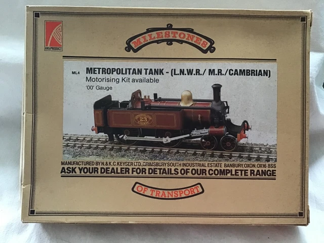 K’S KEYSER MILESTONES OO GAUGE METROPOLITAN LNWR MR TANK LOCOMOTIVE KIT ...