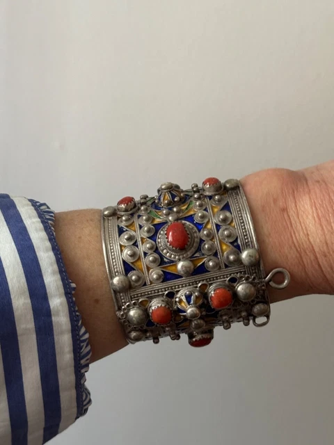 BRACELET ANCIEN KABYLE en argent,Algerie berbère 177 gram EUR 450,00 ...
