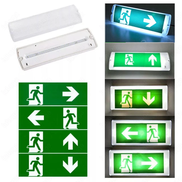 NOTLEUCHTE LED NOTLICHT Notbeleuchtung Rettungszeichenleuchte ...