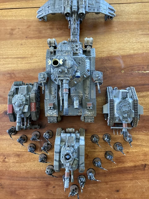 WARHAMMER 30K 40K Imperial Guard Astra Militarum Army W/ Baneblade Super Heavy ! EUR 473,23 ...