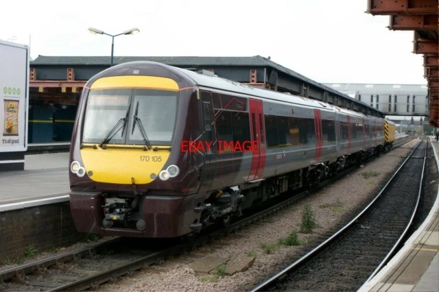 PHOTO CLASS 170 Turbo 3-Car Dmu No 170 105 At Derby Of Arriva In Its ...